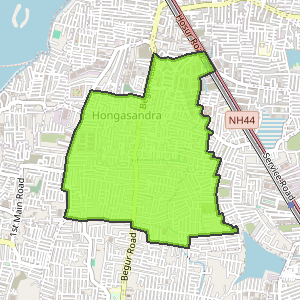 Hongasandra, Bengaluru - Map, Pin Code, Locations, Photos, Property ...