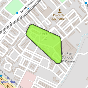 Sector 4 R K Puram, Rama Krishna Puram, Delhi - Map, Pin Code ...