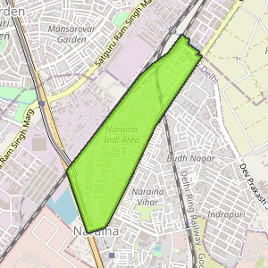Naraina Industrial Area Phase 1, Naraina, Delhi - Map, Pin Code ...