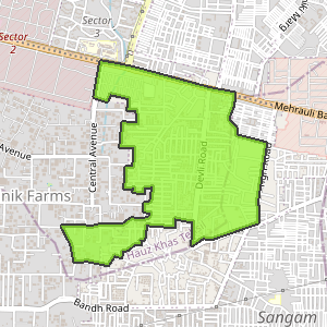 Khanpur, Delhi - Map, Pin Code, Locations, Photos, Property Overview ...