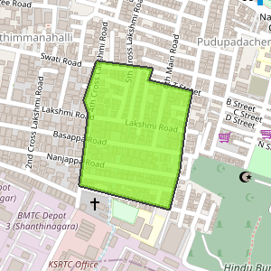 Lakshmiamma Garden, Shanti Nagar, Bengaluru - Map, Pin Code, Locations ...
