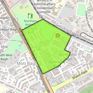 Moti Bagh 1, Moti Bagh, Delhi - Map, Pin Code, Locations, Photos ...