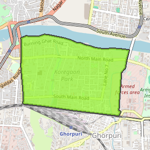 Koregaon Park, Pune - Map, Pin Code, Locations, Photos, Property ...