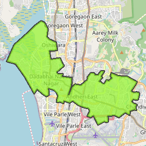 Andheri, Mumbai - Map, Pin Code, Locations, Photos, Property Overview ...