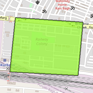 Shakur Basti Railway Colony, Pitampura, Delhi - Map, Pin Code ...