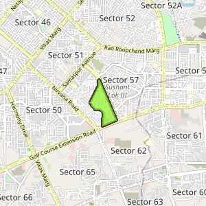 Sushant Lok III Extension, Sector 57, Gurugram - Map, Pin Code ...