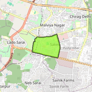 Saket, Delhi - Map, Pin Code, Locations, Photos, Property Overview - Dwello