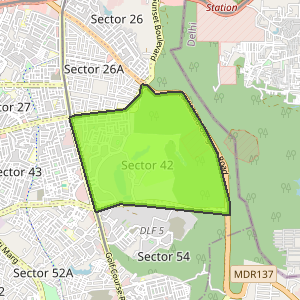 Sector 42, Gurugram - Map, Pin Code, Locations, Photos, Property ...