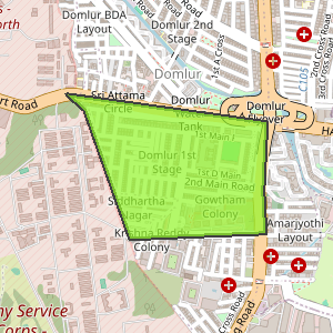 1st Stage, Domlur, Bengaluru - Map, Pin Code, Locations, Photos ...