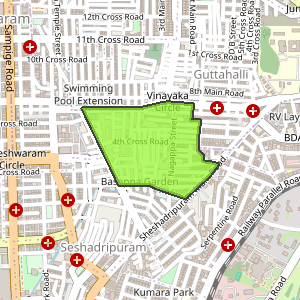 Palace Guttahalli, Malleswaram, Bengaluru - Map, Pin Code, Locations ...