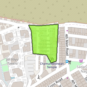 Income Tax Layout, Bennigana Halli, Bengaluru - Map, Pin Code ...