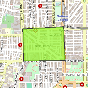 Gandhi Bazaar, Basavanagudi, Bengaluru - Map, Pin Code, Locations ...