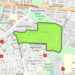 Sheikh Sarai Phase 1, Sheikh Sarai, Delhi - Map, Pin Code, Locations ...