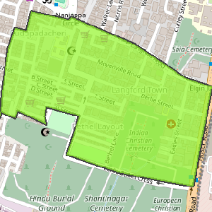 Langford Town, Shanti Nagar, Bengaluru - Map, Pin Code, Locations ...