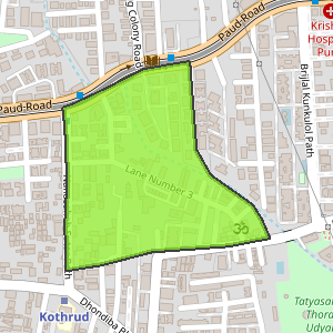 Gujrat Colony, Kothrud, Pune - Map, Pin Code, Locations, Photos ...