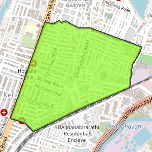 Stage II, Kengeri Satellite Town, Bengaluru - Map, Pin Code, Locations ...