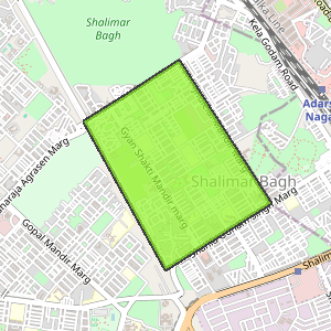 West Shalimar Bagh, Shalimar Bagh, Delhi - Map, Pin Code, Locations ...