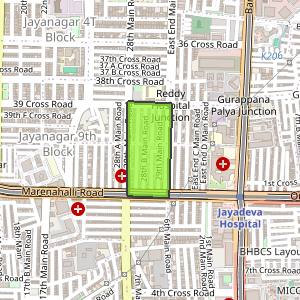 Corporation Colony, Jayanagar, Bengaluru - Map, Pin Code, Locations ...