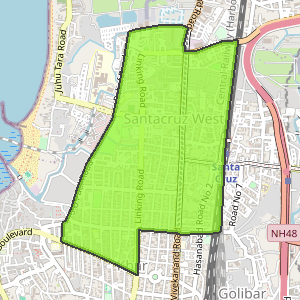 Santacruz West, Mumbai - Map, Pin Code, Locations, Photos, Property ...