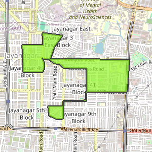 4th T Block East, Jayanagar, Bengaluru - Map, Pin Code, Locations ...