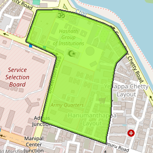 Hanumanthappa Layout, Halasuru, Bengaluru - Map, Pin Code, Locations ...