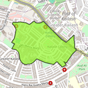 Kailash Colony, Greater Kailash - Map, Locations, Photos, Property ...