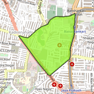 Banashankari Temple Ward, Bengaluru - Map, Locations, Photos, Property ...