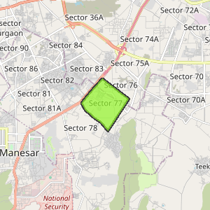 Sector 77, Southern Peripheral Road, Gurugram - Map, Pin Code ...