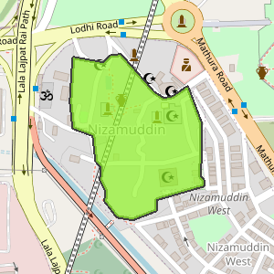 Nizammudin West Slum, Nizamuddin West, Delhi - Map, Pin Code, Locations ...
