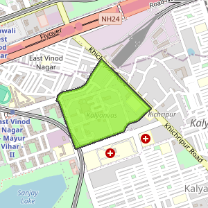 Kalyanvas, Mayur Vihar Phase I, Delhi - Map, Pin Code, Locations ...