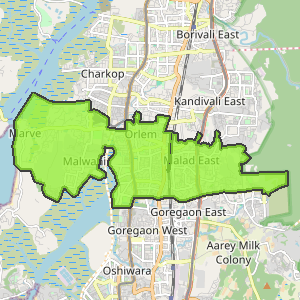 Malad, Mumbai - Map, Pin Code, Locations, Photos, Property Overview ...