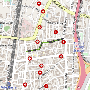 Subhash Road, Vile Parle East, Mumbai - Map, Pin Code, Locations ...