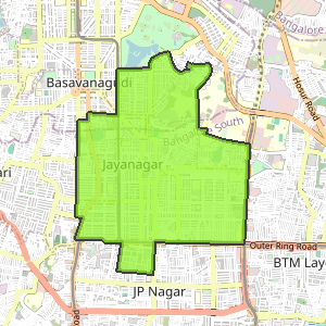 Jayanagar, Bengaluru - Map, Pin Code, Locations, Photos, Property ...