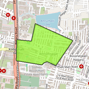 Amruthnagar, Byatarayanapura, Bengaluru - Map, Pin Code, Locations ...