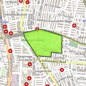 Mariappanapalya, Rajajinagar, Bengaluru - Map, Pin Code, Locations ...