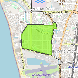 JVPD Scheme, Juhu, Mumbai - Map, Pin Code, Locations, Photos, Property ...