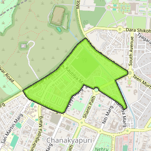 Diplomatic Enclave, Chanakyapuri, Delhi - Map, Pin Code, Locations ...