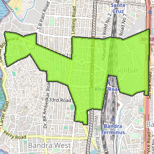 Khar, Mumbai - Map, Pin Code, Locations, Photos, Property Overview - Dwello