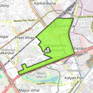 Patparganj, Delhi - Map, Pin Code, Locations, Photos, Property Overview ...