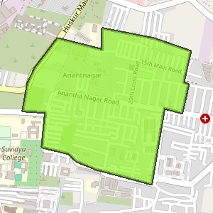 Ananth Nagar, Electronic City, Bengaluru - Map, Pin Code, Locations ...