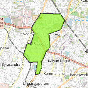 HBR Layout, Bengaluru - Map, Pin Code, Locations, Photos, Property ...