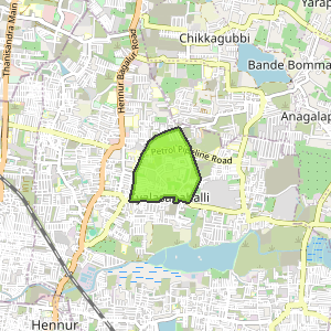 Kyalasanahalli, Hanumanthappa Layout, Bengaluru - Map, Pin Code ...