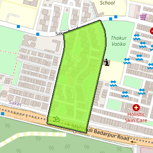Block H, Saket, Delhi - Map, Pin Code, Locations, Photos, Property ...