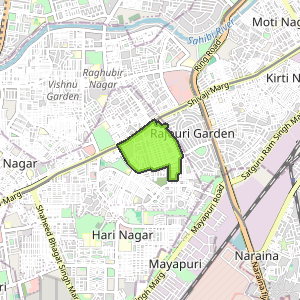 Rajouri Garden Extension, Rajouri Garden, Delhi - Map, Pin Code ...