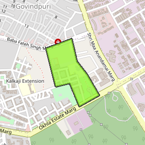 Kalkaji Extension, Block A 14, Kalkaji, Delhi - Map, Pin Code ...