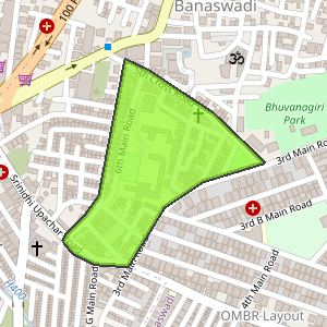 Ex-Servicemen Colony, Banaswadi, Bengaluru - Map, Pin Code, Locations ...