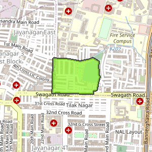 RBI Colony, Jayanagar, Bengaluru - Map, Pin Code, Locations, Photos ...