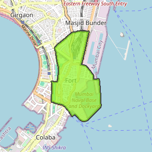 Fort, Mumbai - Map, Pin Code, Locations, Photos, Property Overview - Dwello