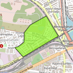 NGEF Layout, Bennigana Halli, Bengaluru - Map, Pin Code, Locations ...
