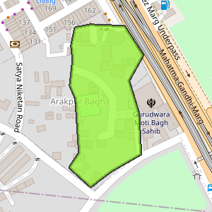 Arakpur Bagh Mochi, South Moti Bagh, Delhi - Map, Pin Code, Locations ...